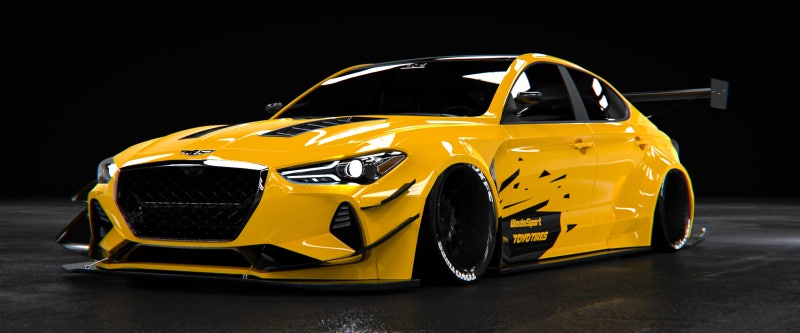 제네시스 G70 와이드 바디 커스텀 컨셉트 / Genesis G70 ADRO : 네이버 블로그