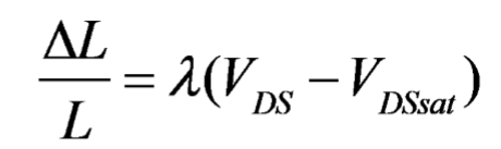 채널 길이 변조(channel length modulation) : 네이버 블로그