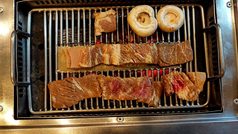 진영 맛집 신라가든 고기가 맛있는 진영 갈비집 네이버 블로그