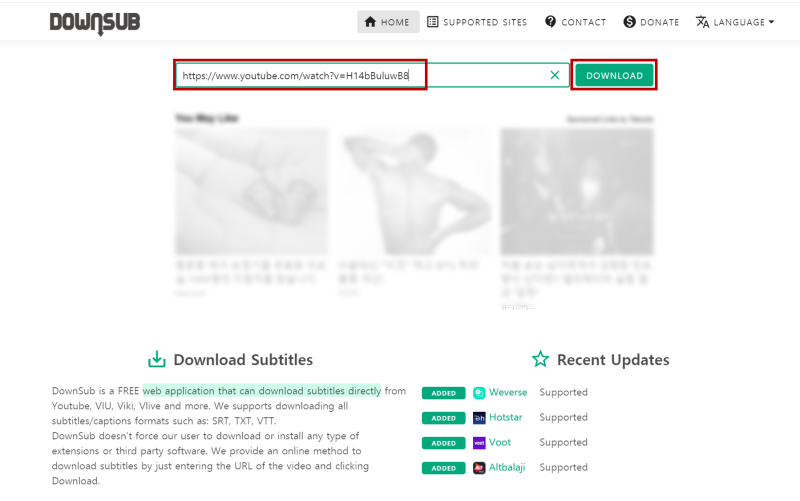 유튜브 자막 추출, DOWNSUB에서 간단하게 : 네이버 블로그