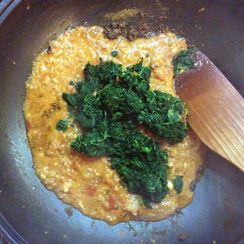 인도식 시금치 커리 팔락 파니르 Palak Paneer 만들기 비건 버전 직접 만든 가람마살라 네이버 블로그