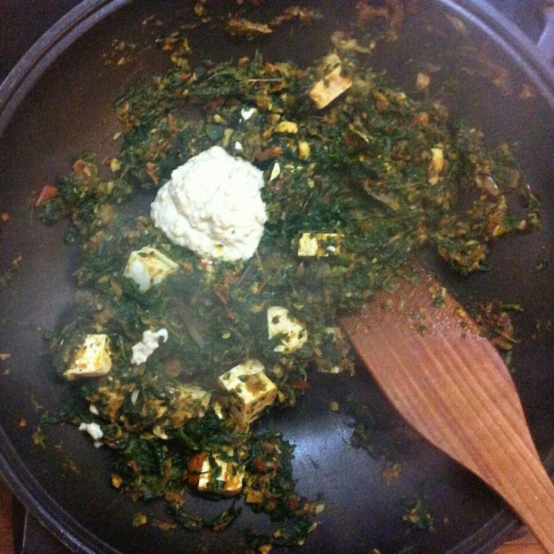 인도식 시금치 커리 팔락 파니르 Palak Paneer 만들기 비건 버전 직접 만든 가람마살라 네이버 블로그