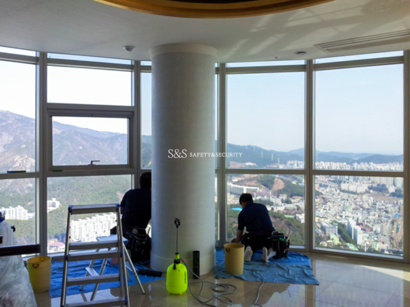 해운대 두산위브더제니스 아파트썬팅 3M PR50 단열필름 시공 : 네이버 블로그