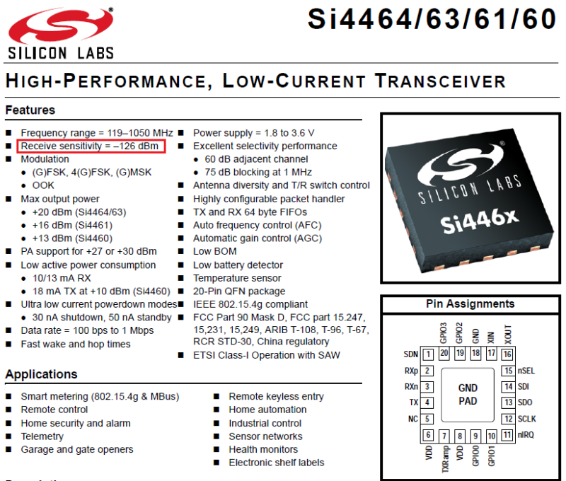 Si4463 / Si4468 을 이용한 IoT 용 RF 블럭 설계 : 네이버 블로그