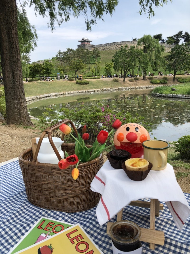 수원 방화수류정 피크닉 대여 카페 가격 자리 꿀팁 밍쇼커피 네이버 블로그