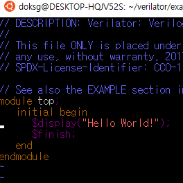 [Verilog] Verilator (Open-Source SystemVerilog Compiler, 무료 시스템베릴로그 ...