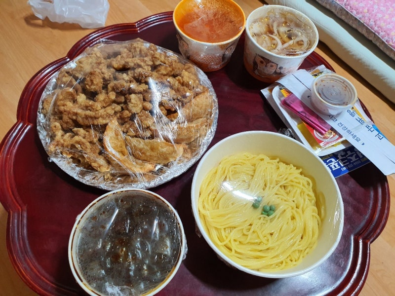 청주 용암동 배달맛집 『한중각』에서 간짜장탕수육 냠냠 메뉴판o 네이버 블로그