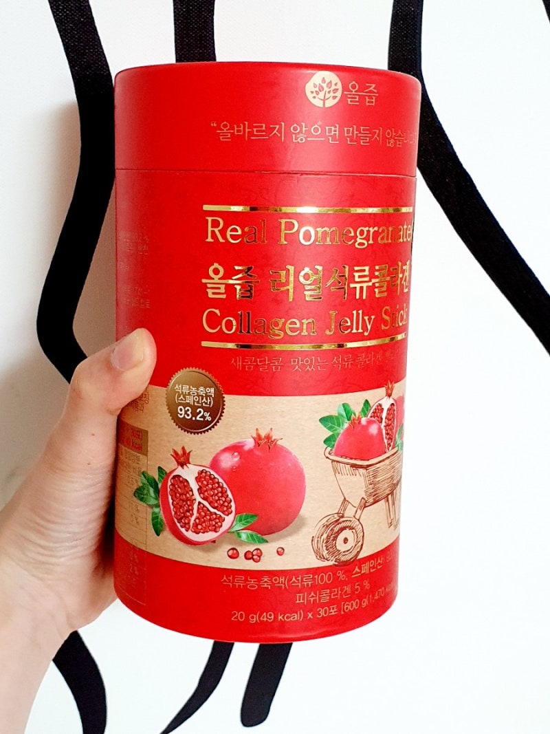 홈쇼핑석류젤리 엄마선물로 챙겨주기 좋은 올즙 리얼석류콜라겐 젤리스틱 어때요 네이버 블로그