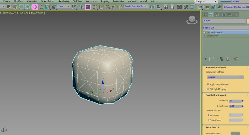 3d max Mesh Smooth강좌 : 네이버 블로그