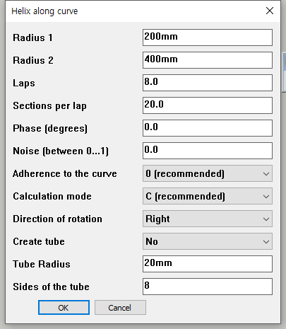 #14 스케치업 루비(sketchup Ruby) 알아두면 유용할 루비 Shape Bender & Helix Along Curve ...