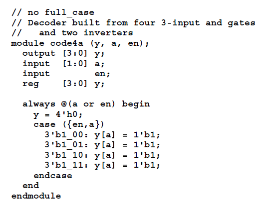 "full_case parallel_case", the Evil Twins of Verilog Synthesis - Guide ...