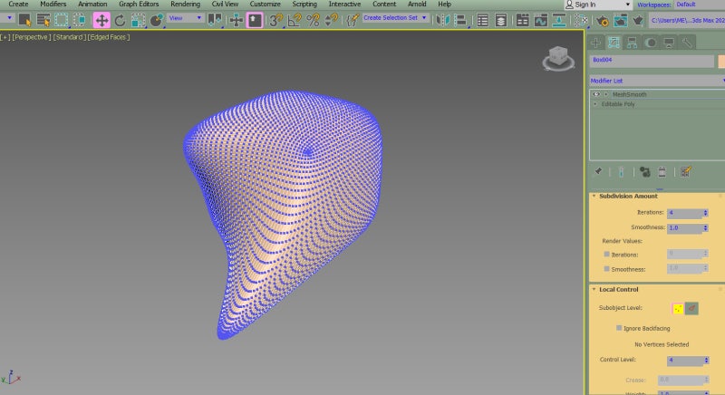 3d max Mesh Smooth강좌 : 네이버 블로그