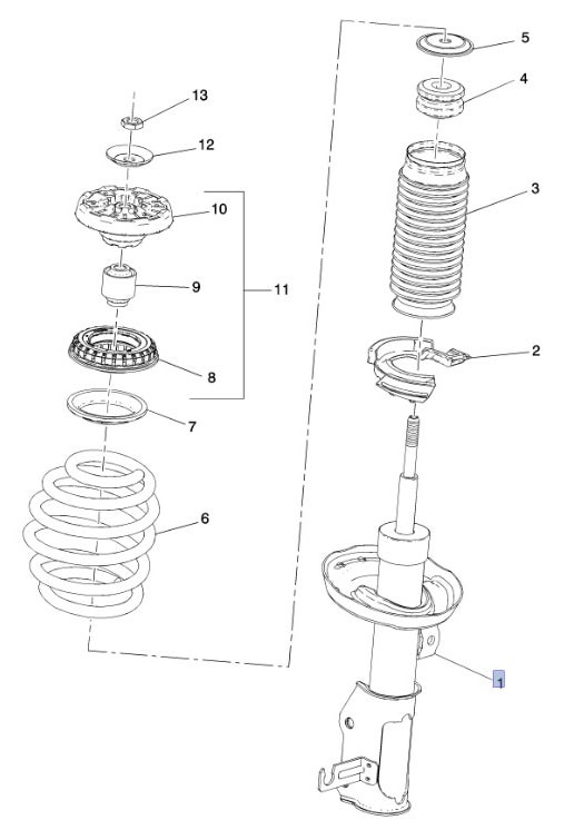 알페온 프론트쇼바 어셈블리 부품 리스트 및 조립과정, 교체후기 : 네이버 블로그
