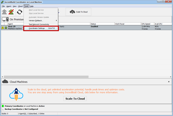 IncrediBuild 코디네이터 모니터 실행 및 라이선스 파일 교체 : 네이버 블로그