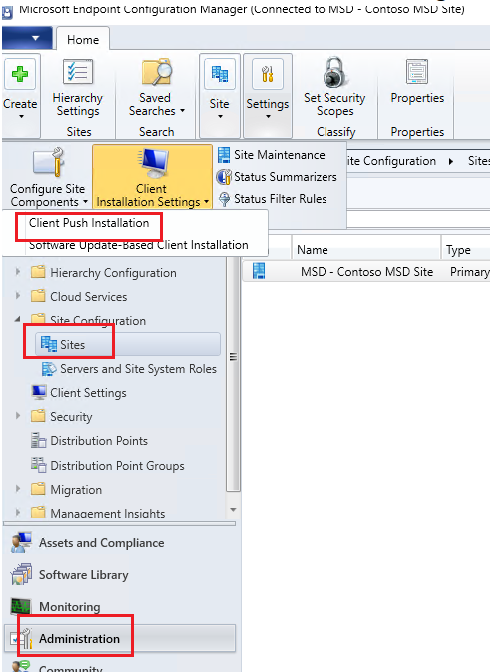 SCCM 클라이언트 푸시 설치(Client Push Installation) 구성 방법 및 실패 원인 분석 방법 : 네이버 블로그
