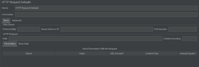 JMeter - HTTP Request Default : 네이버 블로그