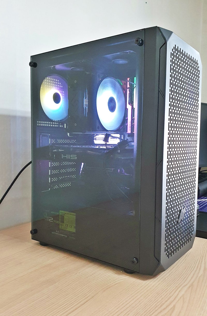 조립이 편한 가성비 케이스 앱코 ABKO NCORE 식스팬 풀 아크릴 LUNAR : 네이버 블로그