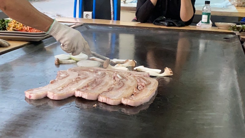 서오릉맛집 서오릉당구대장작통철판삼겹살 솔직 후기 네이버 블로그