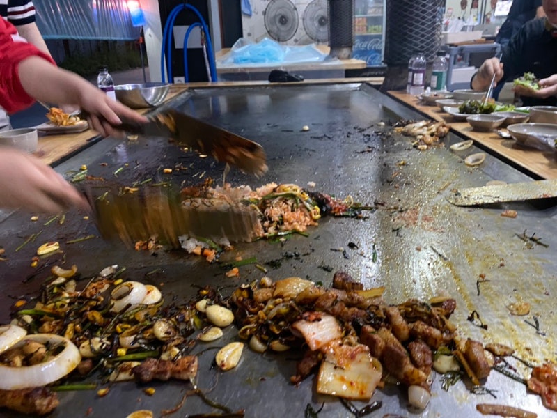 서오릉맛집 서오릉당구대장작통철판삼겹살 솔직 후기 네이버 블로그