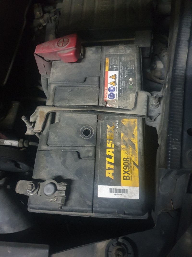 김해자동차밧데리 배터리뱅크 쌍용 렉스턴 로켓트90R 출장교환 : 네이버 블로그