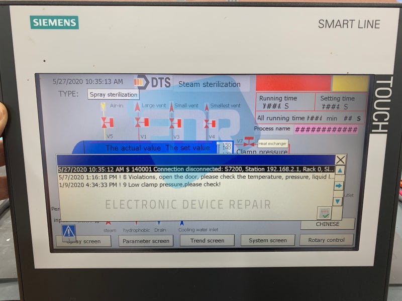 수리완료)SIEMENS SMART LINE(지멘스 스마트 라인) / SMART 1000 IE V3(6AV6 648-0CE11 ...
