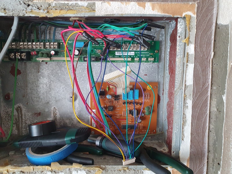 아파트 인터폰 교체 #2 sht-3625 자가설치, 셀프교체 방법 : 네이버 블로그