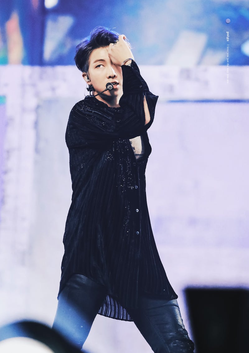 방탄소년단 RM / BTS RM · I am red with love ♡ 2018 MMA : 네이버 블로그