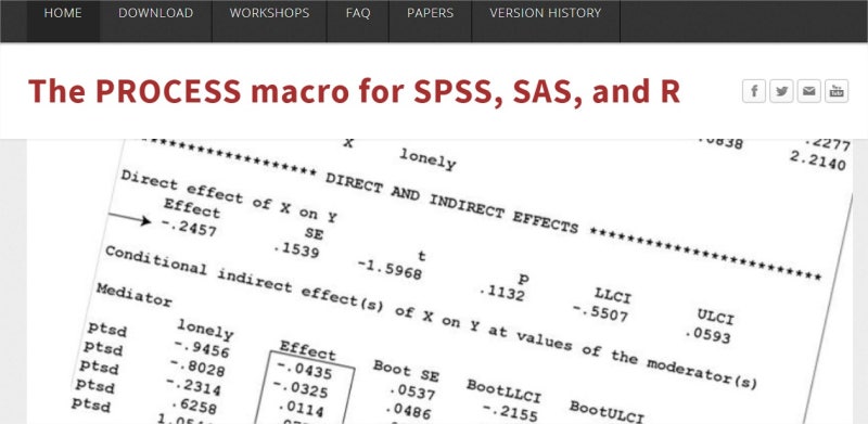 SPSS PROCESS macro (1) - 다중매개변수 : 네이버 블로그
