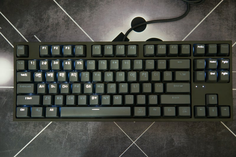 기계식 키보드 COX CK87 게이트론 LED 황축 사용기 : 네이버 블로그