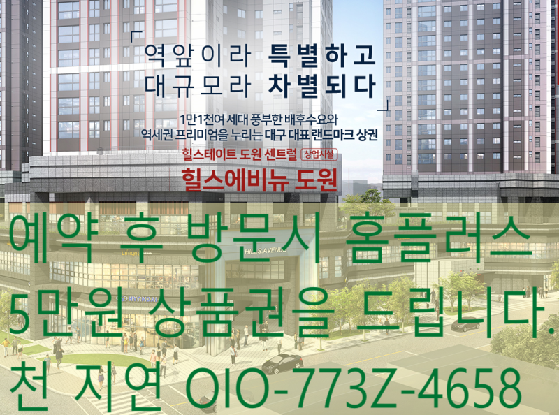 대구 현대 힐스테이트 도원 센트럴 힐스에비뉴도원 분양 층별면적표 네이버 블로그