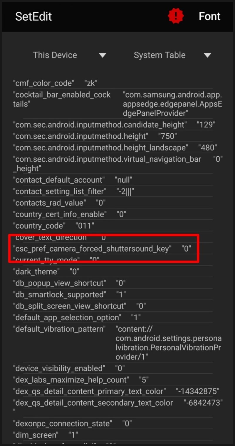 SetEdit (Settings Database Editor) : 네이버 블로그