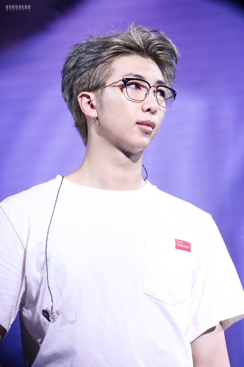 방탄소년단 RM / BTS RM ♡ RM looking so handsome wearing glasses ♡☆♬ LYS ...