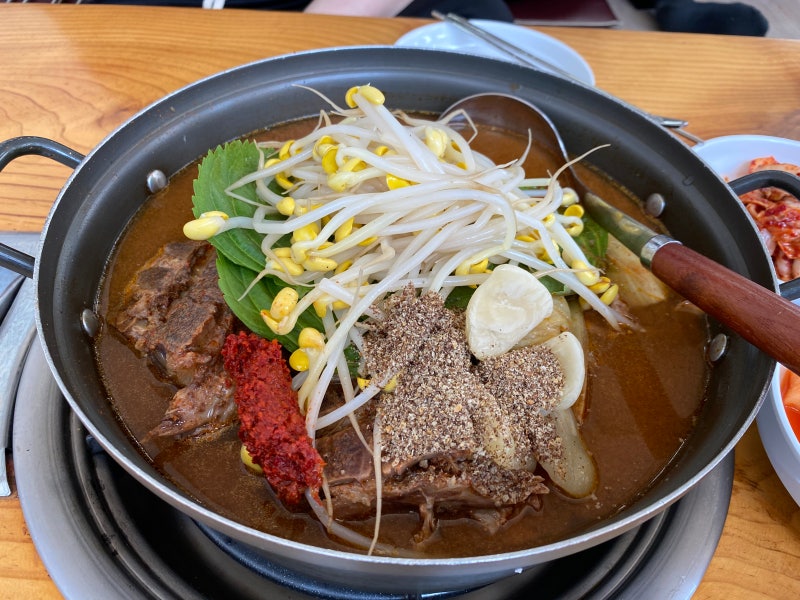 수원 권선동 감자탕 맛집 청기와 뼈해장국감자탕 24시 추천 네이버 블로그