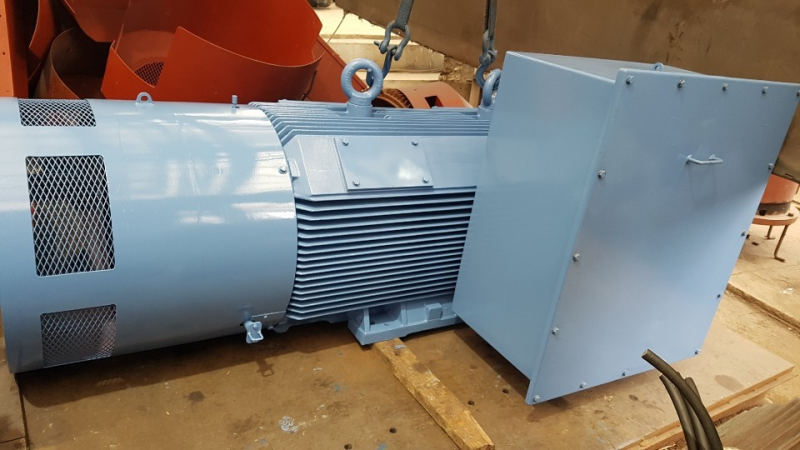 현대고압모터수리 과정 550kw4606600v 중고모터수리 네이버 블로그