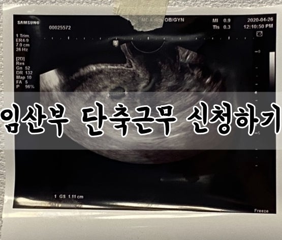 임산부 단축근무 신청 임신기 근로시간 단축 시기 신청방법 임산부단축근무 신청서 양식 필요서류 12주이내 신청해요