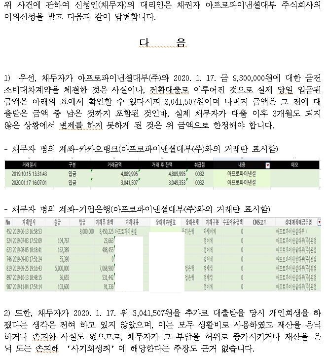 송파구 도산 전문 변호사 최근 3개월 내 대출이 있으면 개인회생을 신청할 수 없나요 네이버 블로그