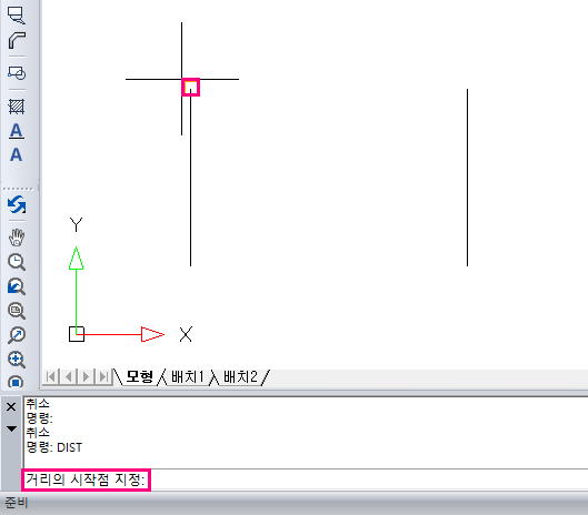 오토캐드 길이 측정과 캐드 거리 측정하는 방법 Dist List 네이버 블로그