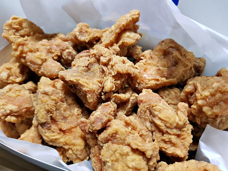 봉봉치킨 순살 후라이드 치킨 & 치밥 : 네이버 블로그