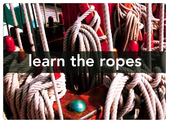 learn the ropes, show the ropes 의미는? : 네이버 블로그