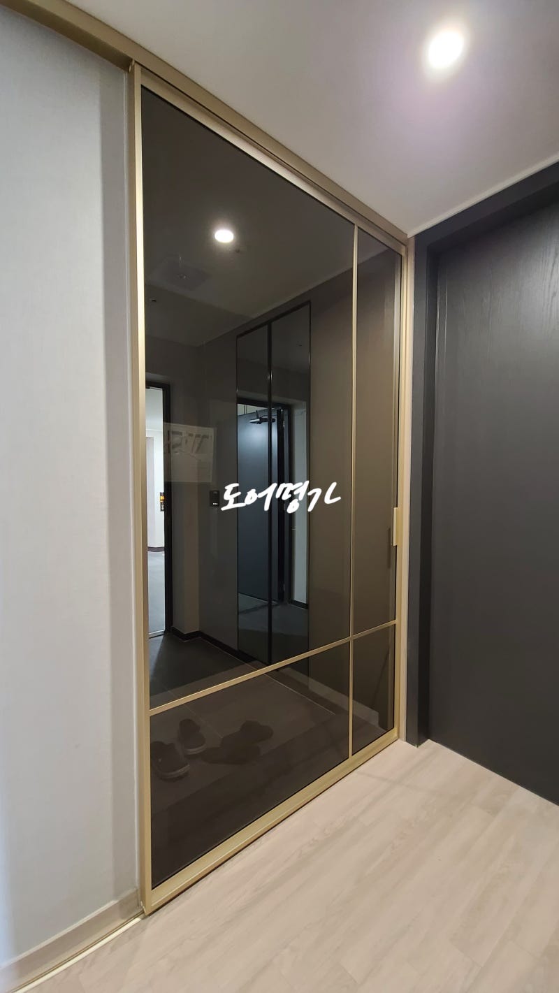과천중문 과천센트레빌 샴페인골드 프리미엄 원슬라이딩 현관 And 안방중문 네이버 블로그