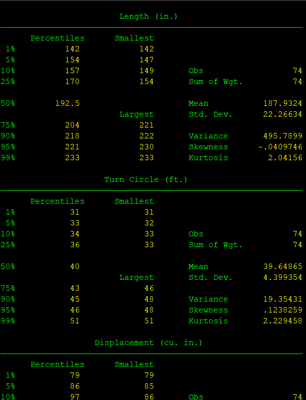 [STATA/basic] 3. STATA 기본명령어(1)-des/su/tab,encode/decode,sort/gsort ...