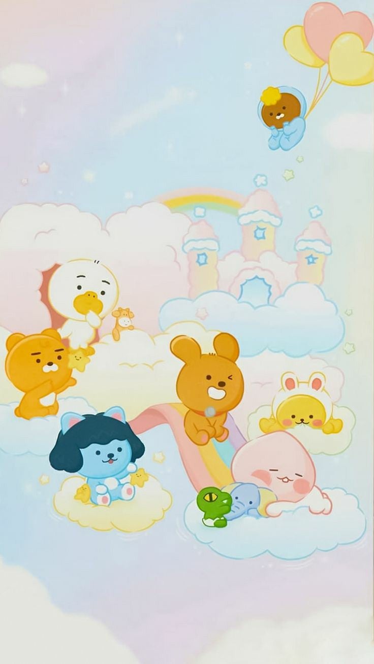 ° 카카오 리틀프렌즈 아이폰배경화면 : 네이버 블로그