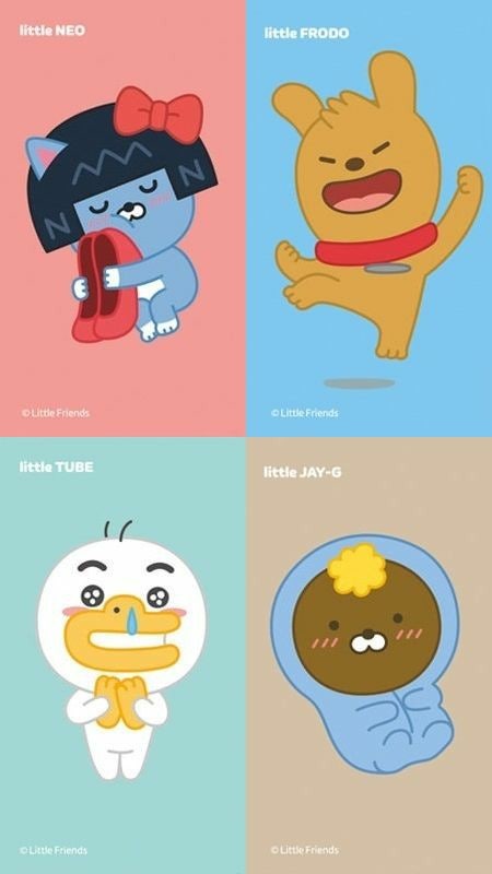 ° 카카오 리틀프렌즈 아이폰배경화면 : 네이버 블로그