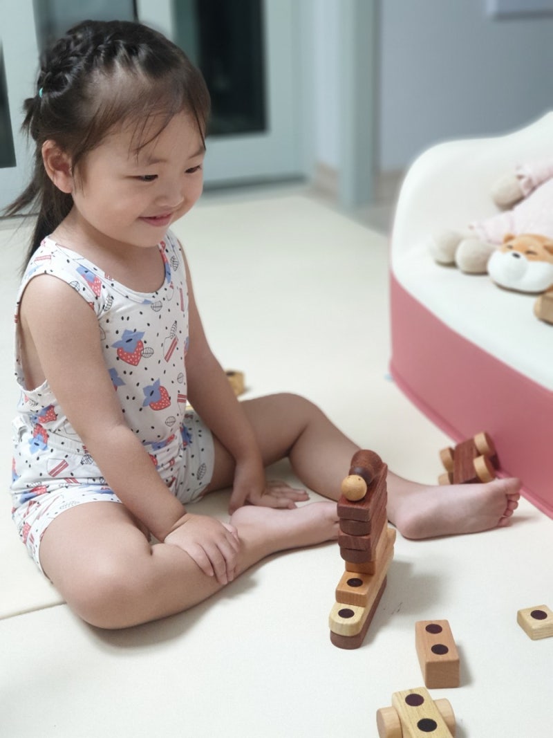 원목 자석블럭 놀이 숲소리변신달구지로 창의력 쑥쑥 네이버 블로그