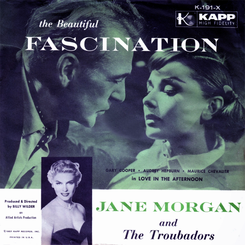 Jane Morgan - Fascination(매혹)[영화 하오의 연정(Love in the afternoon) 주제곡 ...