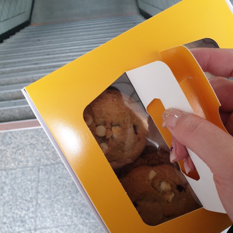 서브웨이 쿠키팩 박스 및 쿠키 6종류 칼로리 및 후기 네이버 블로그
