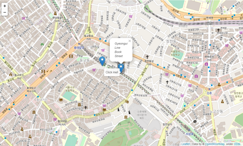 [Folium] 지도에 데이터 표시하기 : 네이버 블로그