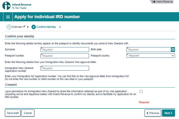 [뉴질랜드 정보] IRD 넘버 신청하는 방법 - 온라인 신청이 안될 때는 오프라인으로 신청 가능! : 네이버 블로그