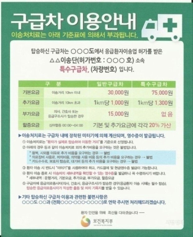 북부병원 은평병원 으로 환자이송 시립병원 은평구사설구급차중랑구사설구급차사설구급차 행사의료지원구급차 응급차 사설
