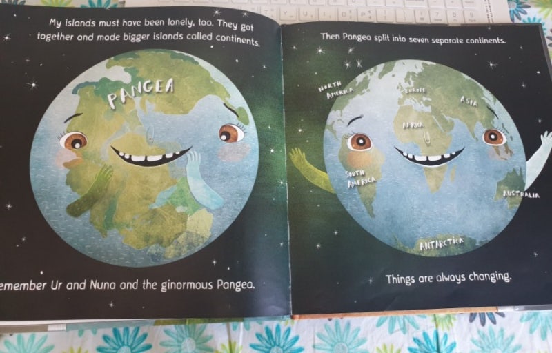 [지구과학 학습용 아이 영어책] 귀여운 지구가 본인을 소개하는 논픽션북, Earth my first 4.54 billion ...